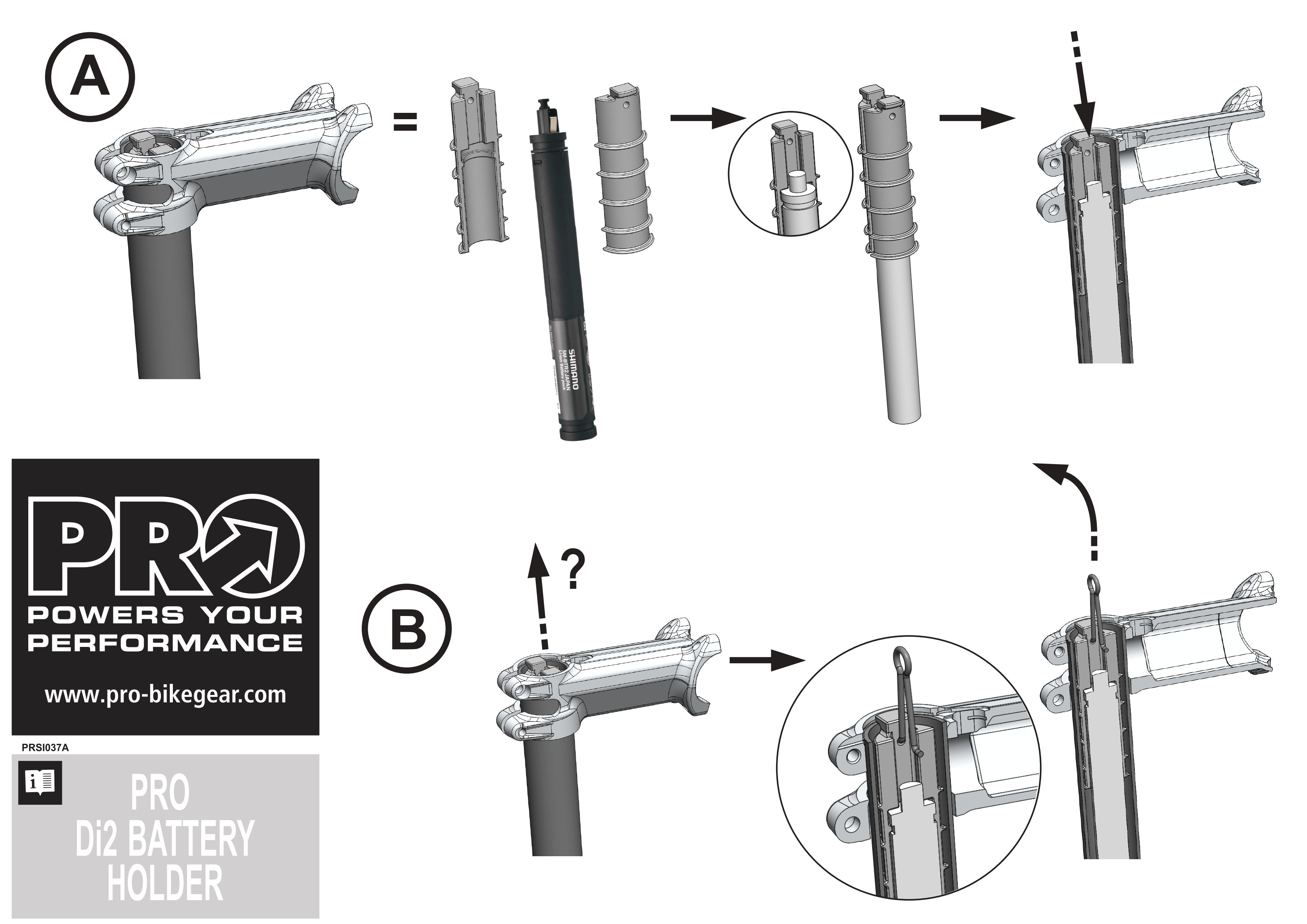 PRO Di2 Battery Holder 022255464291 – Pit Crew Cycles