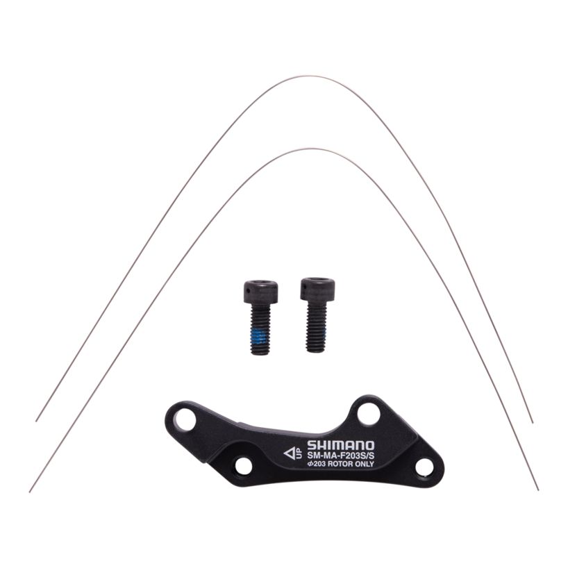 SHIMANO Deore XT BR-M755 Front Disc Brake Caliper Adapter Unit 203 mm ...