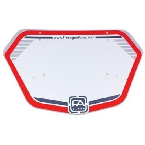 FREE Agent Bmx Platinum Number Plate 756928870132 – Pit Crew Cycles