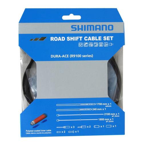 SHIMANO Dura-Ace R9100 Polymer SP41 Road Shifter Cables & Housing Set ...
